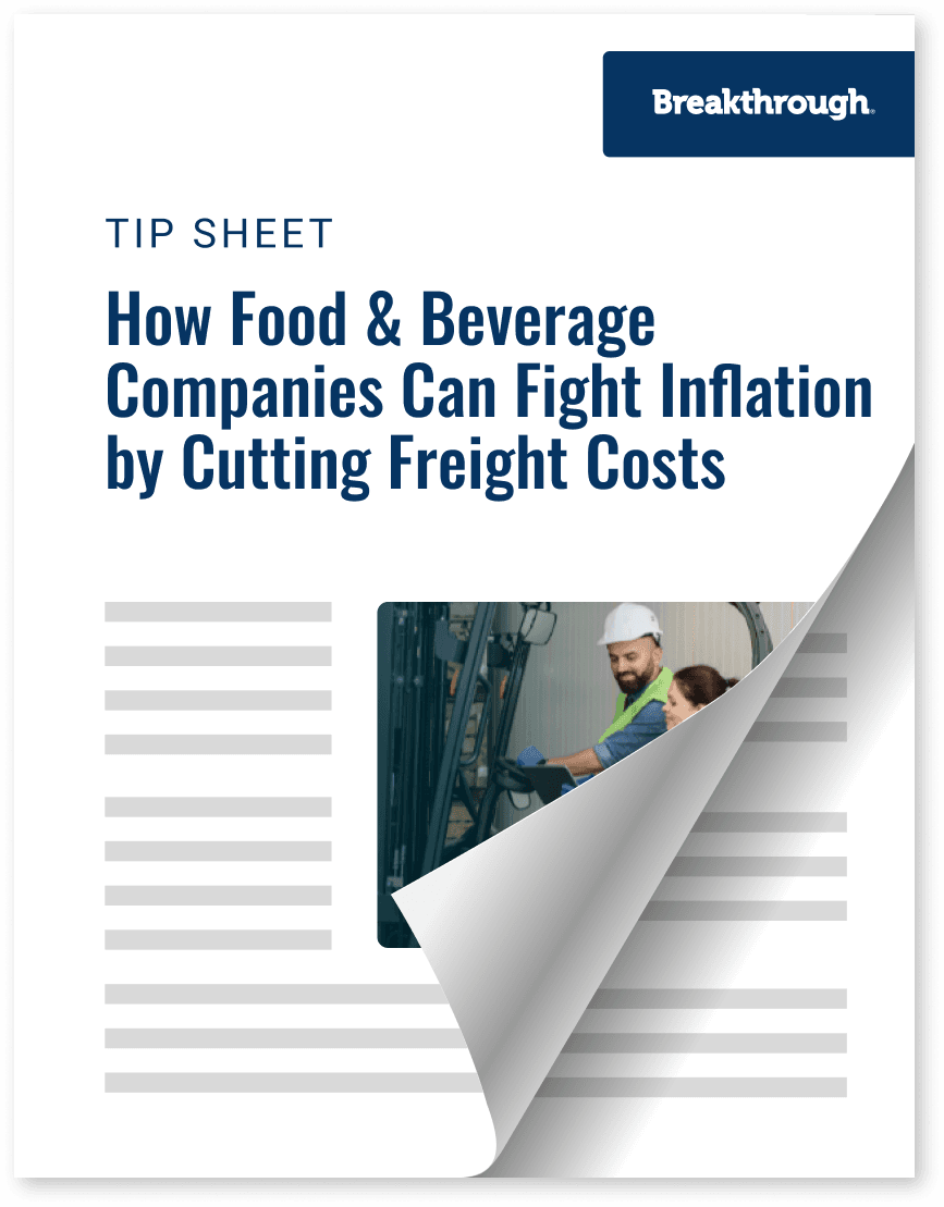 How Food & Beverage Shippers Can Reduce Transportation Costs | Breakthrough