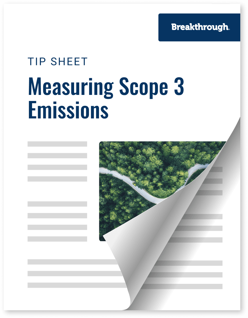 Four Tips for Measuring Scope 3 Emissions | Breakthrough