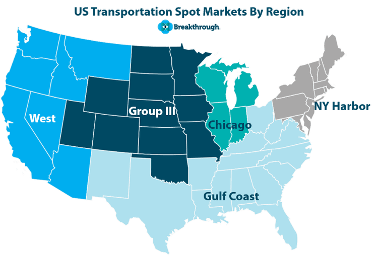 US Gulf Coast Transportation Spot Market Overview | Breakthrough ...